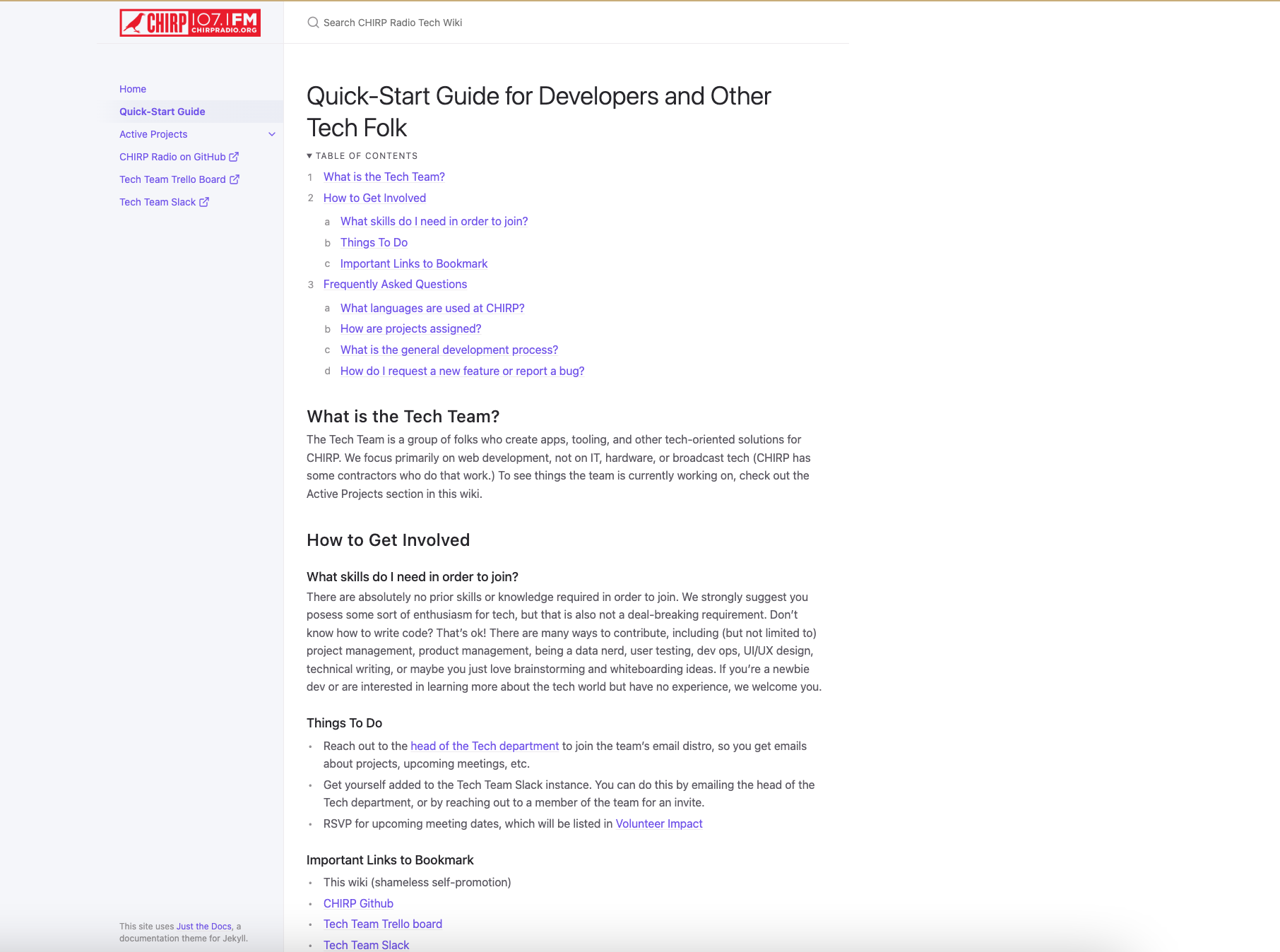 CHIRP Tech Wiki | Hi, I’m Charlie.